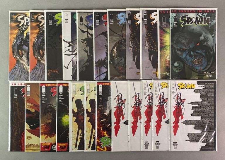 Group of 20+ Image Spawn Comic Books - Matthew Bullock Auctioneers
