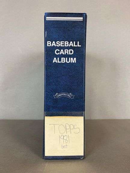 1981 Topps Baseball Complete Set - Matthew Bullock Auctioneers
