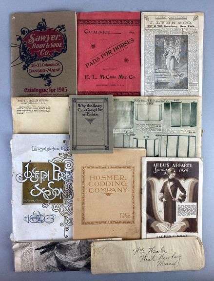 Group of 10 Antique Store Catalogs - Matthew Bullock Auctioneers