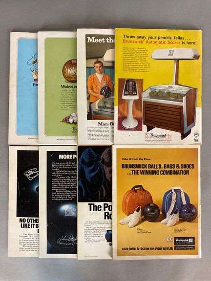 8 - 1960s - 80s PBA Tour Official Programs - Matthew Bullock Auctioneers