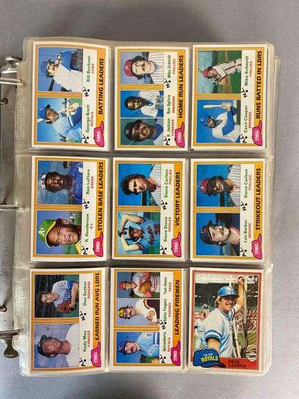 1981 Topps Baseball Complete Set - Matthew Bullock Auctioneers