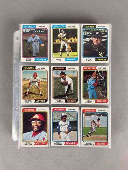 475+ 1974 Topps Baseball Cards - Matthew Bullock Auctioneers