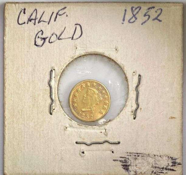 1852 California Gold Half Dollar - Matthew Bullock Auctioneers