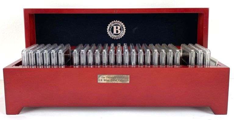 Bradford Authenticated 20th Century US Silver Dollar Collection Set ...