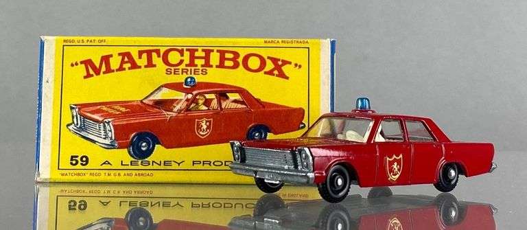 Matchbox No. 59 Fire Chief Car - Matthew Bullock Auctioneers
