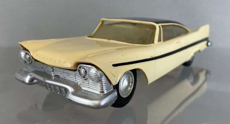 Jo-Han 1957 Plymouth Belvedere Friction Dealership Promo Car - Matthew ...