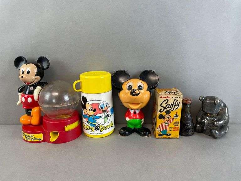 Group of 9 Vintage Walt Disney Mickey Mouse Items - Matthew Bullock ...