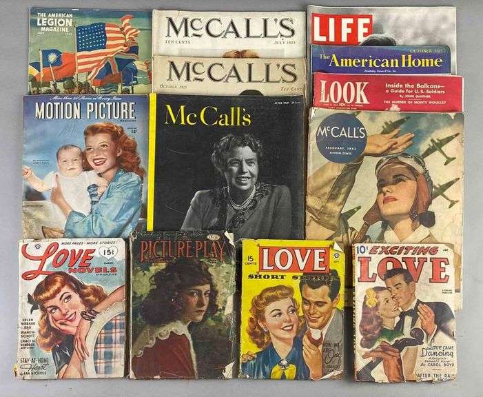 Group of 12 Vintage 1920s-40s Catalogs and Magazines - Matthew Bullock ...