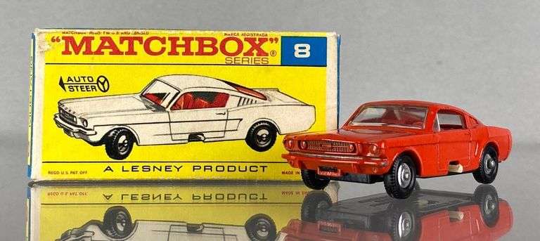 Rare Matchbox No. 8 Ford Mustang - Matthew Bullock Auctioneers