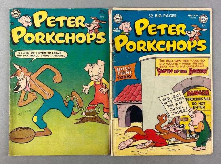 Group of 2 DC Comics Peter Porkchops - Matthew Bullock Auctioneers