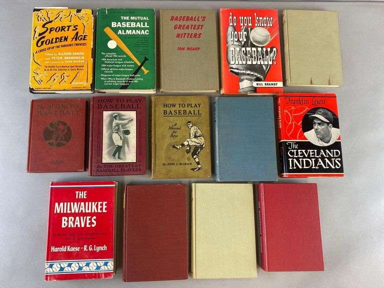 Vintage Group of Baseball Related Hardback Books - Matthew Bullock ...