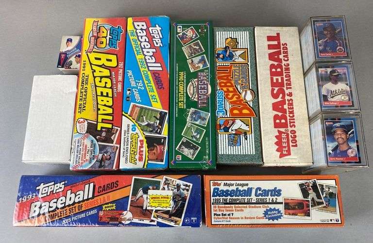 Group of Baseball Card Factory Sets and Singles - Matthew Bullock ...