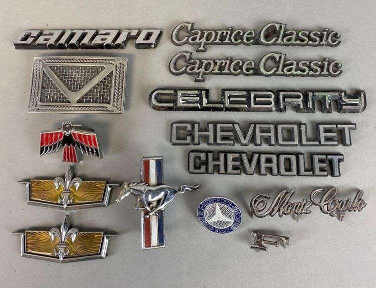 Group of Vintage Car Emblems - Matthew Bullock Auctioneers