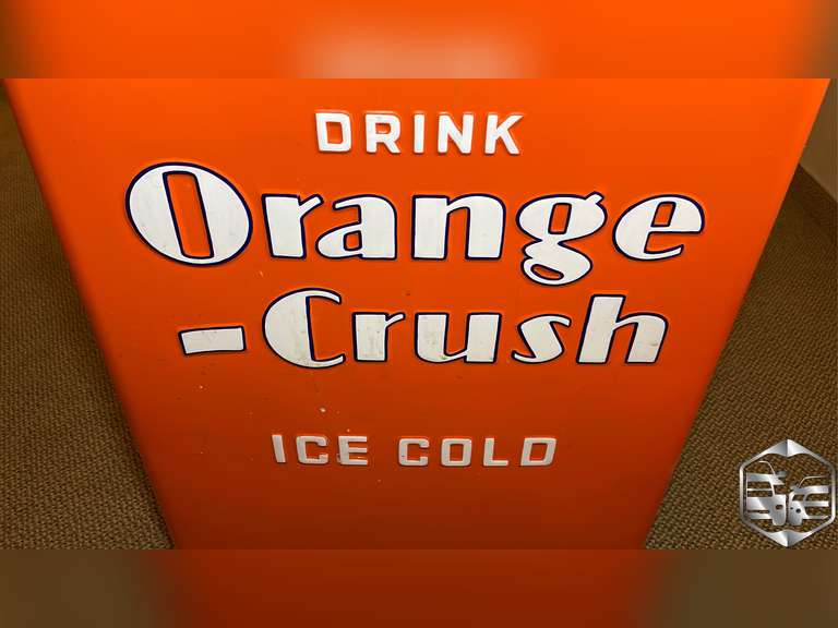 ORANGE-CRUSH METAL ICE CHEST COOLER - Trucks & Auto Auctions