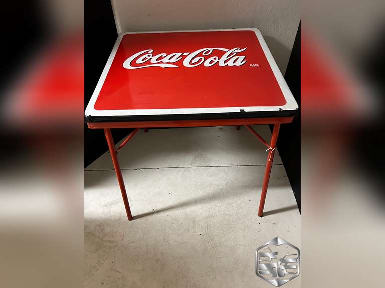 COCA COLA METAL FOLDING TABLE - Trucks & Auto Auctions