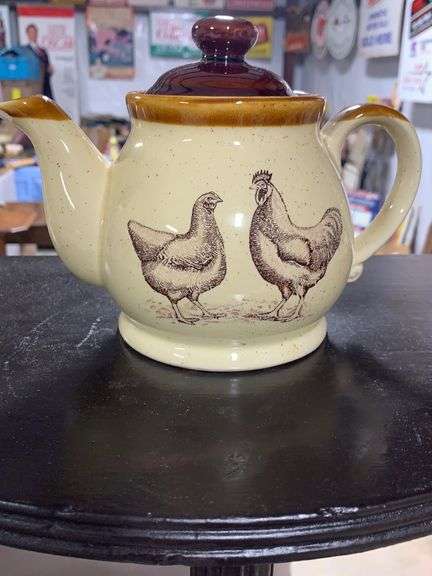 Country Chicken teapot - McNatt Real Estate