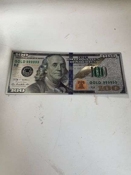 $100 Federal reserve note - McNatt Real Estate