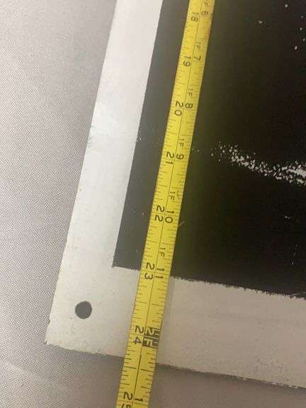 Nice old heavy Ice cold beer menu board - McNatt Real Estate