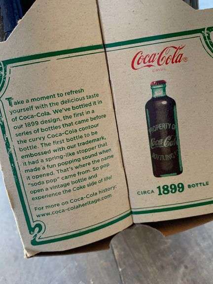 Neat reproductions of the old 1899 Coca Cola bottles - nice 6pk ...