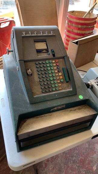 Large Victor cash register - McNatt Real Estate