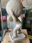 Paper mache ATLAS ADVERTISING -super piece - McNatt Real Estate