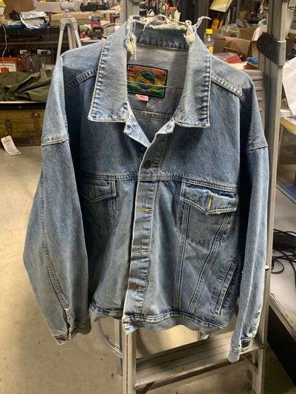 XL Structure Jean ware denim jacket - McNatt Real Estate