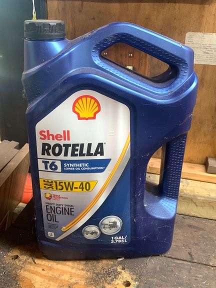 1 gallon Shell Rotella T6 Synthetic 15W-40 - McNatt Real Estate