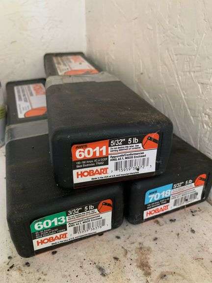 3 packs Hobart welding rods - McNatt Real Estate