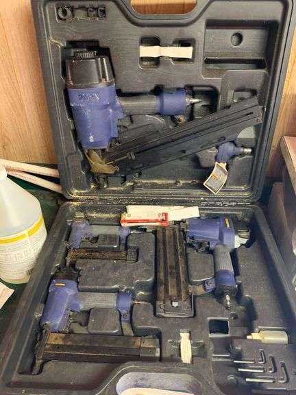 Campbell Hausfeld Nail gun set in hard case - McNatt Real Estate