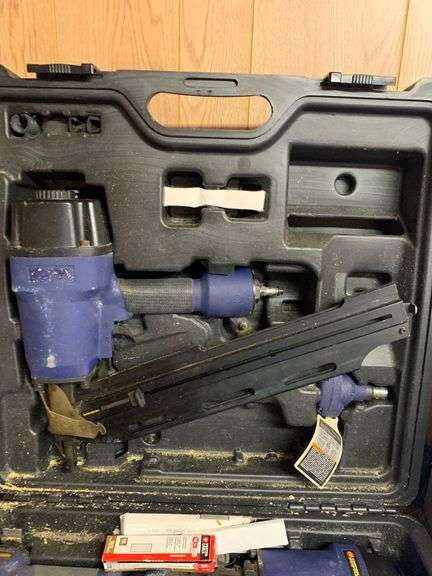 Campbell Hausfeld Nail gun set in hard case - McNatt Real Estate