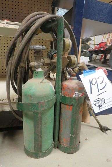 PLUMBERS TORCH SET WITH GAUGES - McPherson Auction & Realty