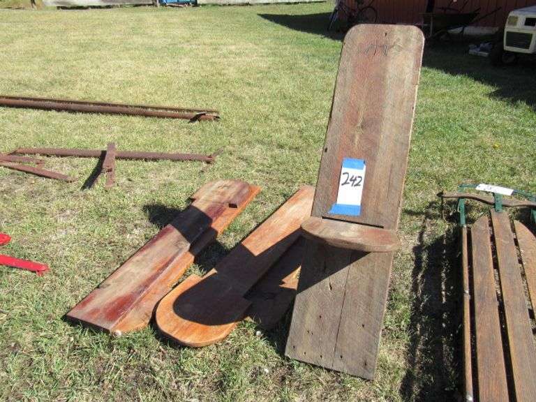 1-Cowboy Homemade Wood Chair & 4 Extra Seats To Build More Chairs For ...