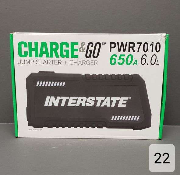 Interstate Batteries Charge & Go Portable Jump Starter and Battery ...