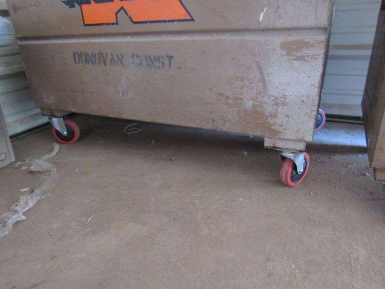 KNAACK WATCHMAN 2 48"X24" GANG BOX ON CASTERS - McPherson Auction & Realty