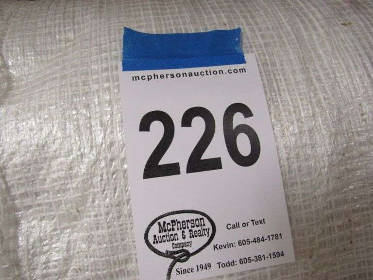 GRIP RITE STRING REINFORCED POLY COVER - McPherson Auction & Realty