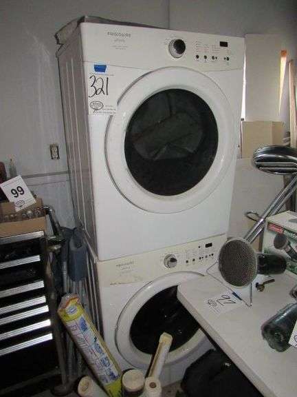 FRIGIDAIRE " AFFINITY" STACKING WASHER / DRYER - ELECTRIC DRYER ...
