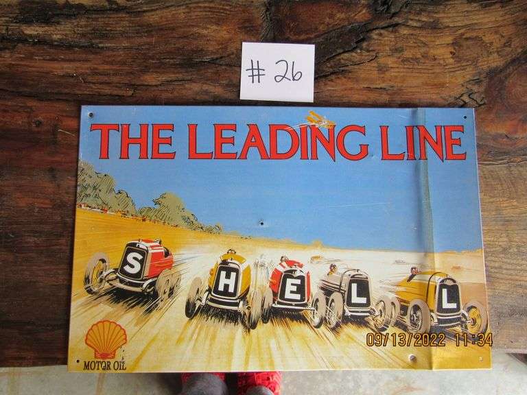 SHELL OIL SIGN - McPherson Auction & Realty