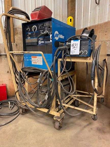 MILLER S-22A WIRE FEED WELDER AC/DC ARC WELDING MACHINE MODEL:300ACDC ...