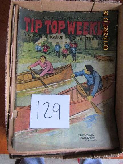 TIP TOP WEEKLY MAGAZINES FROM 1907 - McPherson Auction & Realty