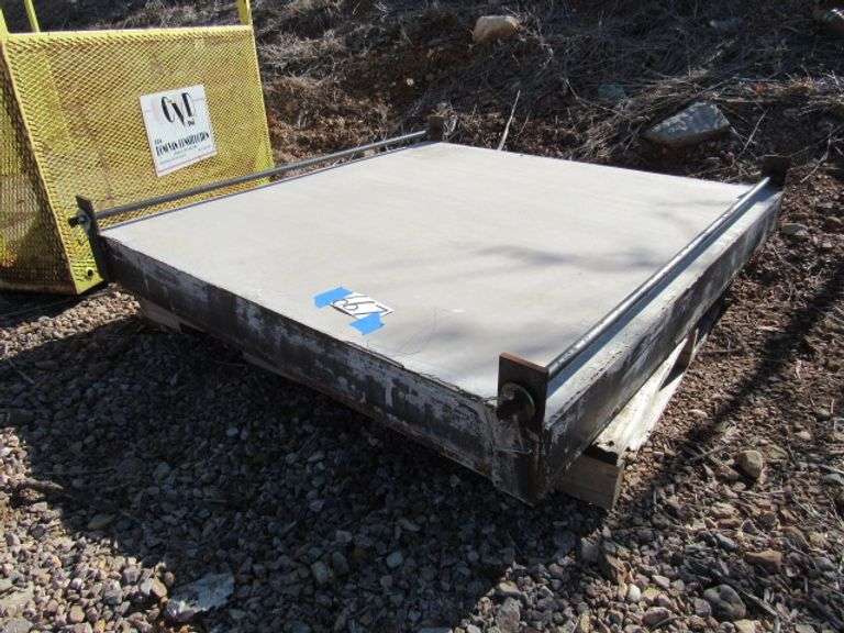 50"X50" CONCRETE PLATFORM COUNTER WEIGHT - McPherson Auction & Realty
