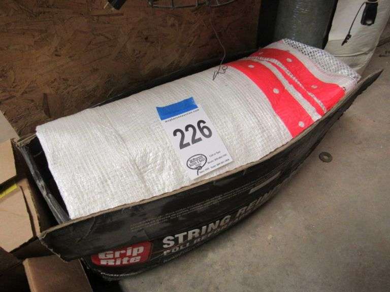 GRIP RITE STRING REINFORCED POLY COVER - McPherson Auction & Realty