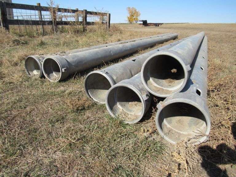10" ALUMINUM GATED IRRIGATION PIPE - SELLING SO MUCH A PIPE X 6 ...
