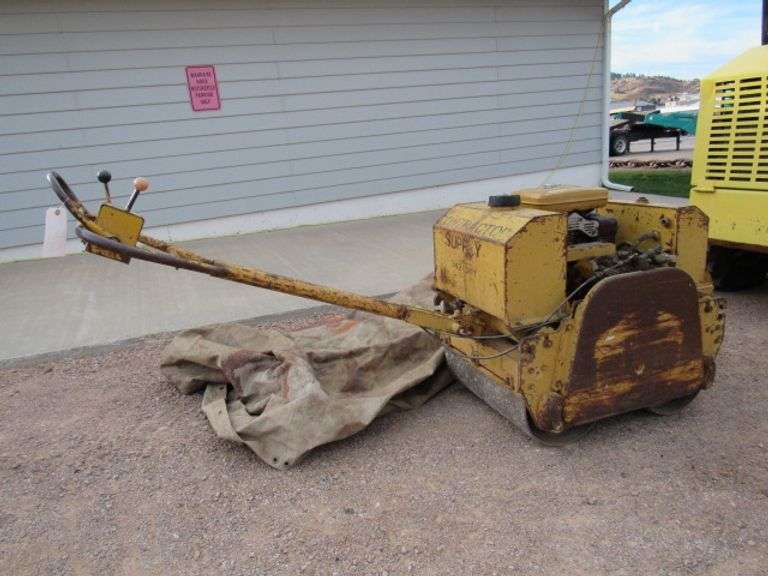 1984 BOMAG BW60H6 WALK BEHIND ROLLER PACKER 2 FEET WIDE WITH ROBIN 8.5 ...