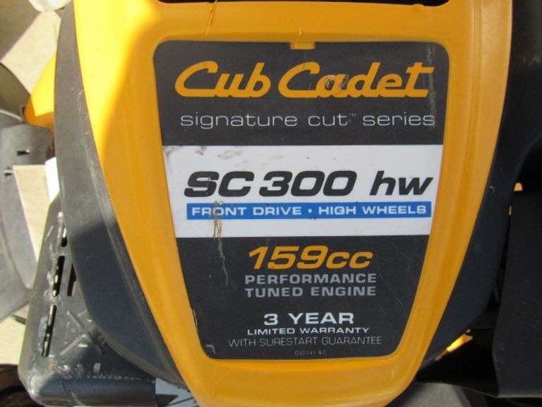 CUB CADET FRONT WHEEL SELF PROPELLED 20" DRVE SC 300 PUSH MOWER ...