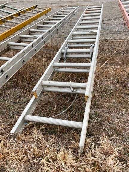 ALUMINUM 24 EXTENSION LADDER - McPherson Auction & Realty