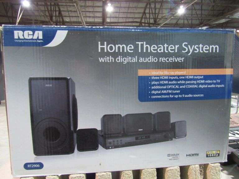 RCA HOME THEATER SYSTEM NEW IN BOX - McPherson Auction & Realty