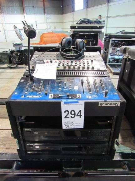 BLACK STORAGE ADJ S-4A DIGITAL STROBE CONTROLLER, 2 ELATION DMX-16 SW 16 SWITCH CONTROLLER ...