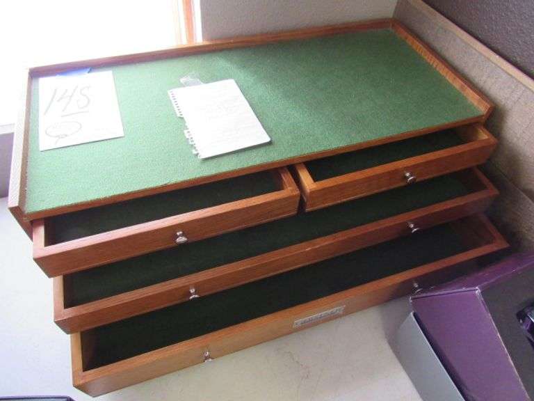 GERSTNER OAK STORAGE CHEST 4 DRAWER - McPherson Auction & Realty