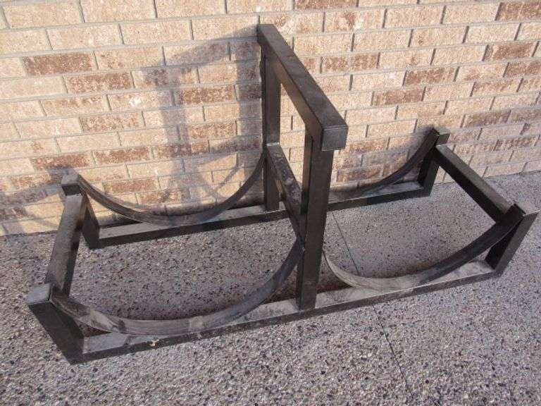 55 GAL. BARREL HOLDER (WILL FIT ALMOST ANY BARREL) - McPherson Auction ...