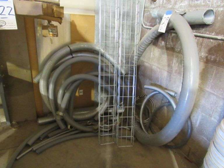 GROUP OF ASSORTED END CUTS OF CONDUIT AND 2 WIRE CAGES - McPherson ...